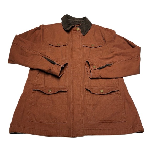 Orvis | Jackets & Coats | Orvis Barn Chore Jacket Womens M Burnt Orange ...